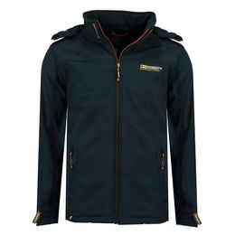 Geographical Norway Softshelljacke "Takeni" in Dunkelblau - 66% | Gr&ouml;&szlig;e 152 | Kinder-outdoor-jacken