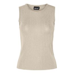 Pieces Top "Salima" in Sand - 28% | Gr&ouml;&szlig;e M | Damen-tops