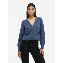 Vila Cardigan "Vituli" in Blau - 62% | Gr&ouml;&szlig;e L | Damen-pullover-cardigans