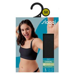 Sloggi Bustier "Go Casual" in Schwarz - 55% | Gr&ouml;&szlig;e XXL | Damen-bhs
