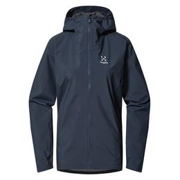 Hagl&ouml;fs Hagl&ouml;fs Funktionsjacke "Korp Proof" in Dunkelblau - 58% | Gr&ouml;&szlig;e XS | Damen-outdoorjacken
