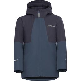 Jack Wolfskin Winterjacke "Actamic" in Dunkelblau/ Anthrazit - 56% | Gr&ouml;&szlig;e 140 | Kinderjacken