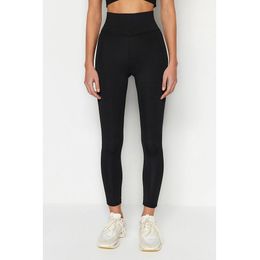 Trendyol Trainingsleggings in Schwarz - 64% | Gr&ouml;&szlig;e M | Damen-sporthosen