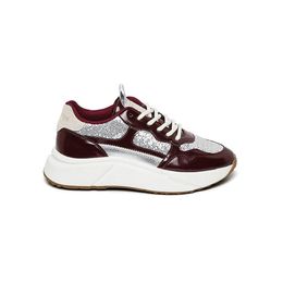 Steve Madden Sneakers in Rot/ Silber - 58% | Gr&ouml;&szlig;e 38 | Damen-sneakers