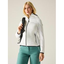 Regatta Hybridjacke "Anderson" in Wei&szlig; - 73% | Gr&ouml;&szlig;e 40 | Damen-outdoorjacken