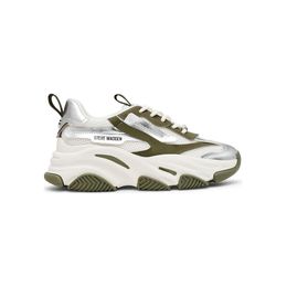 Steve Madden Sneakers in Khaki/ Silber - 47% | Gr&ouml;&szlig;e 39 | Damen-sneakers