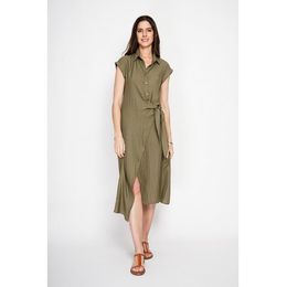 Le Jardin du Lin Kleid in Khaki - 66% | Gr&ouml;&szlig;e 42 | Damen-kleider
