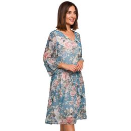 Stylove Kleid in T&uuml;rkis/ Bunt - 53% | Gr&ouml;&szlig;e S | Damen-kleider
