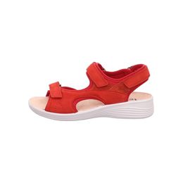 Legero Leder-Sandalen "Fly" in Rot - 42% | Gr&ouml;&szlig;e 37 | Damen-sandalen