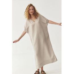TATUUM Kleid in Beige - 43% | Gr&ouml;&szlig;e M | Damen-kleider