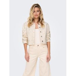 Only Hemdjacke in Creme - 36% | Gr&ouml;&szlig;e L | Damenjacken