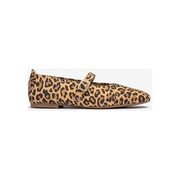 Unisa Leder-Spangenballerinas in Hellbraun/ Braun - 54% | Gr&ouml;&szlig;e 39 | Damen-ballerinas