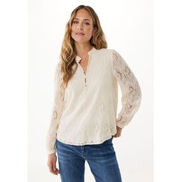 Mexx Bluse ''Lace'' in Creme - 60% | Gr&ouml;&szlig;e 38 | Damen-blusen