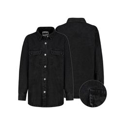 Sublevel Jeanshemd in Schwarz - 73% | Gr&ouml;&szlig;e M | Damen-blusen