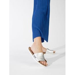 BACKSUN Pantoletten "Djilo" in Silber - 51% | Gr&ouml;&szlig;e 39 | Damen-pantoletten