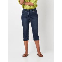 Relaxed by Toni Jeans-Caprihose "Meine beste Freundin" in Dunkelblau - 61% | Gr&ouml;&szlig;e 46 | Damenhosen