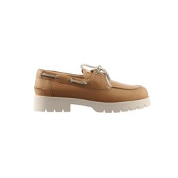 H&ouml;gl H&ouml;gl Leder-Schn&uuml;rschuhe "Timberly" in Dunkelblau - 57% | Gr&ouml;&szlig;e 39 | Damen-schnuerschuhe