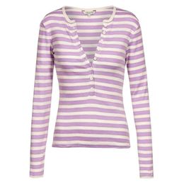 Herrlicher Longsleeve in Lila - 67% | Gr&ouml;&szlig;e XL | Damen-tops