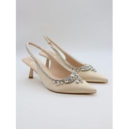Bellucci Slingpumps in Beige - 61% | Gr&ouml;&szlig;e 38 | Pumps