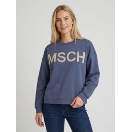 MOSS COPENHAGEN Sweatshirt "Mela" in Dunkelblau - 42% | Gr&ouml;&szlig;e S/M | Damen-sweatshirts-jacken