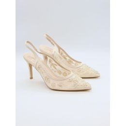 Bellucci Slingpumps in Beige - 55% | Gr&ouml;&szlig;e 39 | Pumps