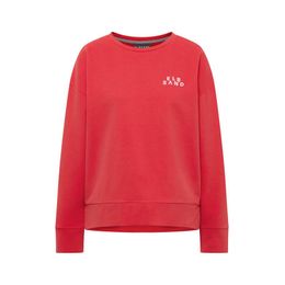 ELBSAND Sweatshirt "Tilla" in Rot - 50% | Gr&ouml;&szlig;e S | Damen-sweatshirts-jacken