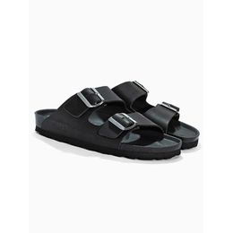 Sunbay Leder-Pantoletten "Trefle" in Schwarz - 55% | Gr&ouml;&szlig;e 40 | Damen-pantoletten