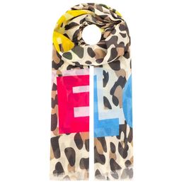 Zwillingsherz Schal "LOVE" in Beige/ Bunt - (L)180 x (B)96 cm - 16% | Damen-schals-tuecher
