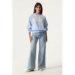 Garcia Sweatshirt in Hellblau - 48% | Gr&ouml;&szlig;e L | Damen-sweatshirts-jacken