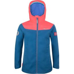 Trollkids Regenjacke "Bergen" in Blau - 49% | Gr&ouml;&szlig;e 98 | Kinder-outdoor-jacken