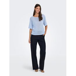 Jacqueline de Yong JDY Pullover in Hellblau - 40% | Gr&ouml;&szlig;e XL | Damen-pullover-cardigans