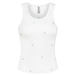 Eight2Nine Top in Wei&szlig;/ Gr&uuml;n - 20% | Gr&ouml;&szlig;e S | Damen-tops