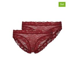 Skiny 2er-Set: Slips in Bordeaux - 43% | Gr&ouml;&szlig;e 38 | Damen-unterteile