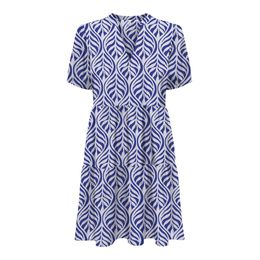 Only Kleid in Dunkelblau/ Wei&szlig; - 25% | Gr&ouml;&szlig;e L | Damen-kleider