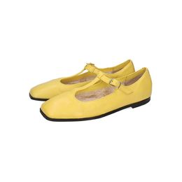 Melvin & Hamilton MELVIN & HAMILTON Leder-Spangenballerinas "Livia" in Gelb - 53% | Gr&ouml;&szlig;e 40 | Damen-ballerinas