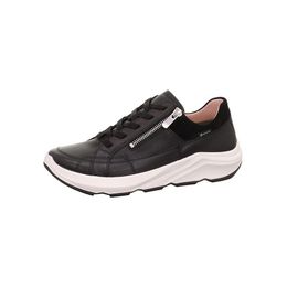 Legero Leder-Sneakers "Bliss" in Schwarz - 51% | Gr&ouml;&szlig;e 40 | Damen-sneakers