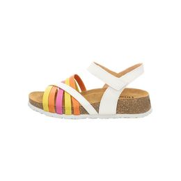 Think! Leder-Sandalen "Koak" in Wei&szlig;/ Bunt - 62% | Gr&ouml;&szlig;e 37 | Damen-sandalen