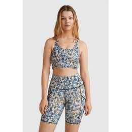 O`Neill O'Neill Trainingsshorts "Hike" in Blau/ Gelb - 86% | Gr&ouml;&szlig;e M | Damen-sporthosen