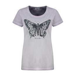 fresh made Shirt in Flieder - 47% | Gr&ouml;&szlig;e S | Damen-tops