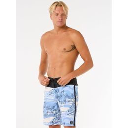 Rip Curl Badeshorts "Mirage Barrel Killa" in Hellblau - 52% | Gr&ouml;&szlig;e 33 | Herren-bademode-sport