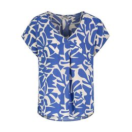 Sublevel Bluse in Blau/ Wei&szlig; - 56% | Gr&ouml;&szlig;e M | Damen-blusen
