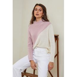 Jos&eacute;fine Pullover "Csorna" in Rosa/ Creme - 80% | Gr&ouml;&szlig;e L | Damen-pullover-cardigans