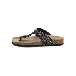 SABOKETS Zehentrenner in Schwarz - 21% | Gr&ouml;&szlig;e 39 | Damen-sandalen