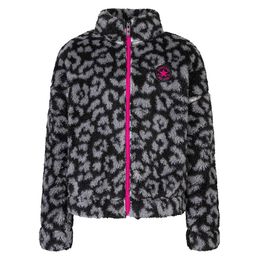 Converse Fleecejacke in Schwarz - 42% | Gr&ouml;&szlig;e 140-152 | Kids-fleecejacken-fleecepullover