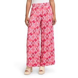 Cartoon Marlenehose in Pink/ Rosa - 65% | Gr&ouml;&szlig;e 42 | Damenhosen