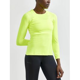 Craft Funktionslongsleeve "ADV Essence" in Gelb - 65% | Gr&ouml;&szlig;e S | Damen-outdoor-tops-shirts