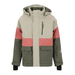 ZIGZAG Ski-/ Snowboardjacke "Taylora" in Khaki/ Rosa - 68% | Gr&ouml;&szlig;e 104/110 | Kinder-outdoor-jacken