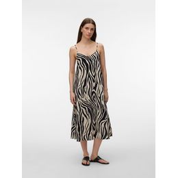 V&eacute;ro Moda Vero Moda Kleid in Beige/ Schwarz - 35% | Gr&ouml;&szlig;e XL | Damen-kleider