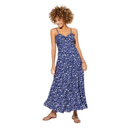 Aller Simplement Kleid in Blau/ Wei&szlig; - 67% | Gr&ouml;&szlig;e 34/36 | Damen-kleider