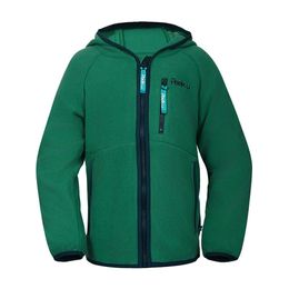 Peek U Fleecejacke "Robbie" in Gr&uuml;n - 51% | Gr&ouml;&szlig;e 140 | Kids-fleecejacken-fleecepullover
